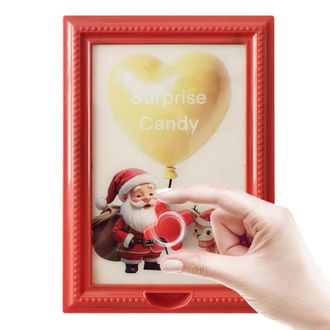 Generic Foto Liste S&uuml;&szlig;igkeitenspender,Weihnachten Wohnkultur Mit | Stehende S&uuml;&szlig;igkeiten Liste Kaugummiball-Automat | Geeignet f&uuml;r Geburtstag Tisch Wohnzimmer 