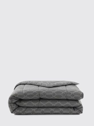 Trussardi Couvre-lit double Bloom en satin de coton &agrave; imprim&eacute; g&eacute;om&eacute;trique