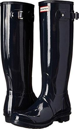 Hunter Original Tall, Bottes Femme Bleu(Navy) 43 EU