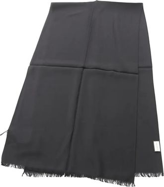 Gucci écharpe à franges (années 2020) - Noir
