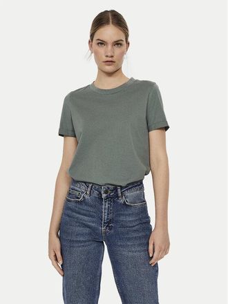 Vero Moda T-Shirt Paula 10243889 Grün Regular Fit