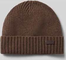 Barbour Beanie mit Logo-Patch