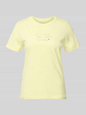 Tom Tailor Regular Fit T-Shirt aus Bio-Baumwoll-Mix