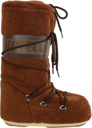 Moon Boot Femme, Chaussures, Brun, Taille: 39 EU Icon Fleece Boot