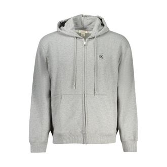 Calvin Klein Grigio Baumwolle Herren Sweatshirt