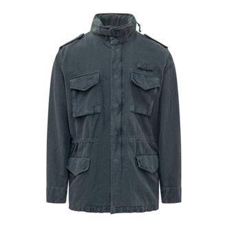 Bl'ker Field Jacket ML - - Jackets - Herren - Blau - M