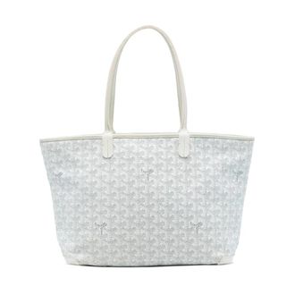 Goyard Pre-owned Bedruckte beschichtete Canvas-Tragetasche - - Pre-owned - Damen - Wei&szlig; - ONE SIZE