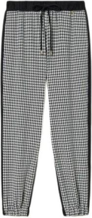 Twinset Homme, Pantalons, Noir, Taille: M Joggers Pied-de-poule