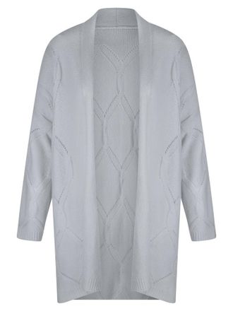 Peter Hahn Long-Strickjacke Peter Hahn blau