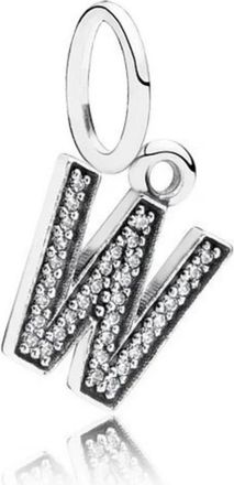 Pandora Buchstabe W Ohrring - - Accessories - Damen - Grau - ONE SIZE