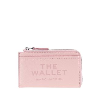 Marc Jacobs Grained leather zip wallet Woman One Size