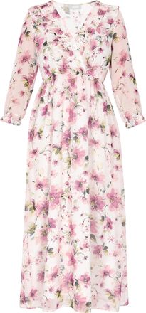 Usha Kleid Frauen rosa mehrfarbig