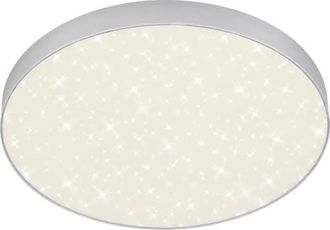 Briloner LED Deckenlampe mit Sternenhimmel, rahmenlos, neutralwei&szlig;e Lichtfarbe, LED Lampe, Deckenleuchte, Wohnzimmerlampe, Schlafzimmerlampe, K&uuml;chenlampe, 38,7