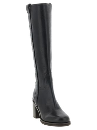 Brunello Cucinelli Calfskin Over-The-Knee Boot - Black