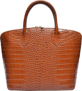 Isabella Rhea COGNAC Rindsledertasche