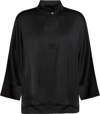Elena Miro Femme, Blouses et Chemises, Noir, Taille: 36 FR Blouses