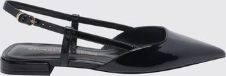 Stuart Weitzman Vinnie Slingback-Ballerinas aus Lackleder mit mandelf&ouml;rmiger Spitze
