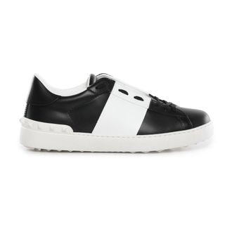 Valentino Garavani Calfskin Open Sneaker - - Shoes - Herren - Schwarzk - 40 EU