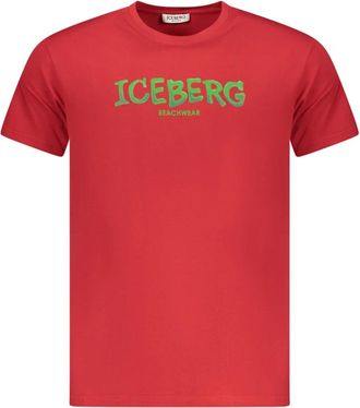 Iceberg Kurz&auml;rmeliges T-Shirt - - Tops - Herren - Rot - S