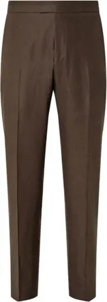 Ermenegildo Zegna Homme, Pantalons, Brun, Taille: M Pantalon Oasi Lino