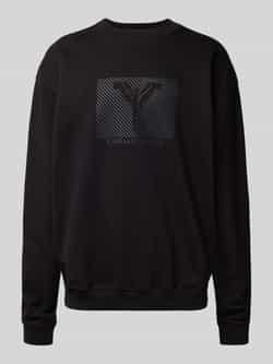 Carlo Colucci Sweatshirt mit Rundhalsausschnitt