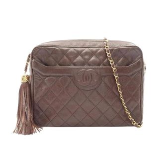 Chanel Sac bandouli&egrave;re Vintage Pre-owned - Femme - Pre-owned - Brun - Taille: ONE Size