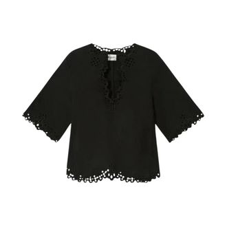 Isabel Marant Damen, Blusen & Hemden, Schwarzk, LGr&ouml;&szlig;e