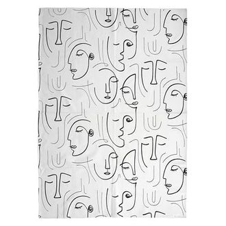 The Home Deco Factory TX9074 Home Factory-TX9074 Deko-Tapis Arty 120 x 170 cm Innendekoration, Textil-Baumwolle, 120 x 170 x 1 cm