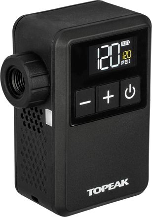 Topeak E-Booster Mini mit digitalem Messger&auml;t f&uuml;r Fahrradreifen