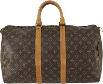 Louis Vuitton unisex, Pre-owned, Brun, Taille: ONE Size Sac Week-end en Toile Pre-owned