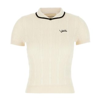Valentino Garavani Rundhals-Strickware - - Knitwear - Damen - Wei&szlig; - S