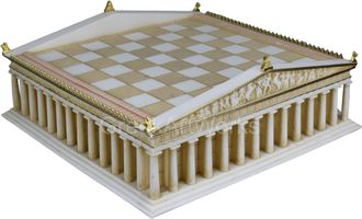 Generic Schachbrett Parthenon Tempel Akropolis Antikes Griechenland Athen