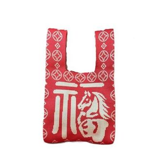 Generic Sac &agrave; main en tricot fait &agrave; la main,Petit sac &agrave; main au crochet,Sac &agrave; main en tricot mignon esth&eacute;tique, Style A, 5