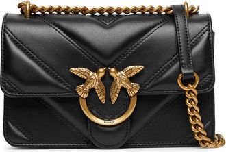 Pinko Handtasche PINKO Love One Mini Light Dc. Al 25-26 PLTT 104550 A2OS Schwarz