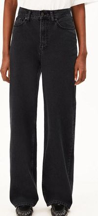 Armedangels Damen vegan Jeans Enijaa Ebony Black