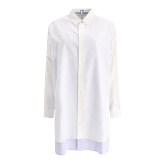 Loewe Femme, Robes, Blanc, Taille: 34 FR Double Layer Shirt Dress