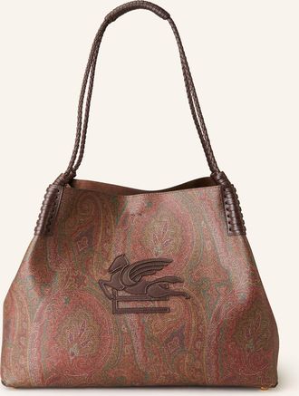 Etro Etro Shopper Medium Mit Pouch braun