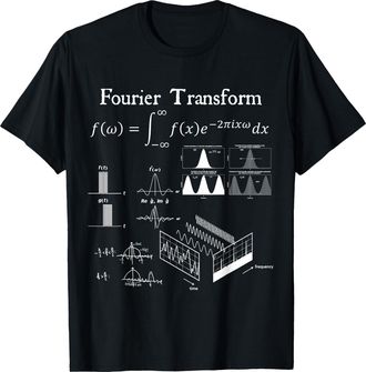 MathWare Fourier Transform Signal Science Mathematiklehrer Nerdy Geschenk T-Shirt