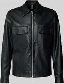 Antony Morato Slim Fit Jacke in Leder-Optik Modell GIUBBINO