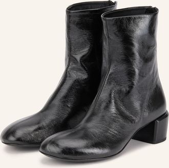 Officine Creative Officine Creative Lack-Stiefeletten Flore schwarz