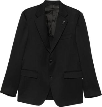 Lardini Sakko mit Knopfleiste - - Suits - Herren - Schwarzk - S