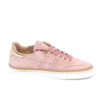 Hogan Perforierte Wildleder-Schuhe mit H-Naht - - Shoes - Damen - Rosa - 36 EU