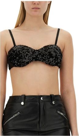 Moschino Femme, Tops, Noir, Taille: 40 FR D&eacute;bardeur