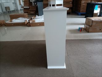 tidyard Badezimmerschrank mit Spiegel, wei&szlig;er H&auml;ngeschrank mit verstellbarem Regal, Medizinschrank aus MDF, 54.6L x 19.8W x 60H cm f&uuml;r Bad, K&uuml;che, Waschraum