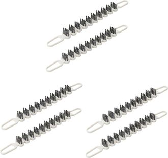 Pretyzoom 6 STK Fugenreinigungsbürste spaltbürste multifunktionale bürste spuelbuerste schmutzbürste Cleansing Brush Biegsame Bürste für zu Hause doppelte Seite