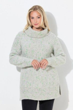 Ulla Popken Rollkragenpullover Pullover Spaceyarn-Effekt Rollkragen Langarm