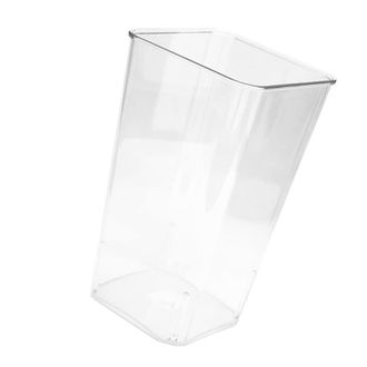 Amosfun Quadratische Acrylvase Transparente Blumenvase Acrylblumenbeh&auml;lter F&uuml;r Heimdekoration B&uuml;ro-Ornament Und Hochzeitsarrangements