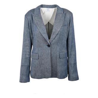 Liu Jo Leinenmischungs-Blazer - - Jackets - Damen - Blau - L