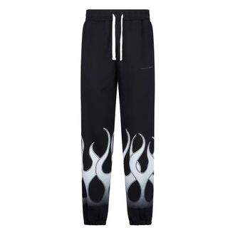 Vision Of Super Flames Leichte Trainingshose Schwarz/Wei&szlig; - - Trousers - Herren - Schwarzk - L