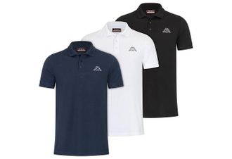 Kappa Poloshirt Kappa Herren Polo VELEOT 3 Polo Shirt 3er-Pack s/s 707408